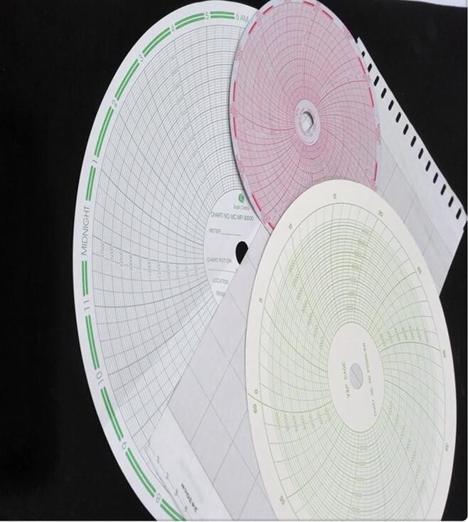 Chart paper L10-25-31D for BARTON 31 day circular recording paper